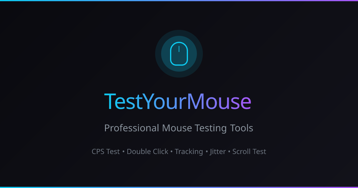 Mouse Scroll Test - Check Wheel Speed & Precision | TestYourMouse